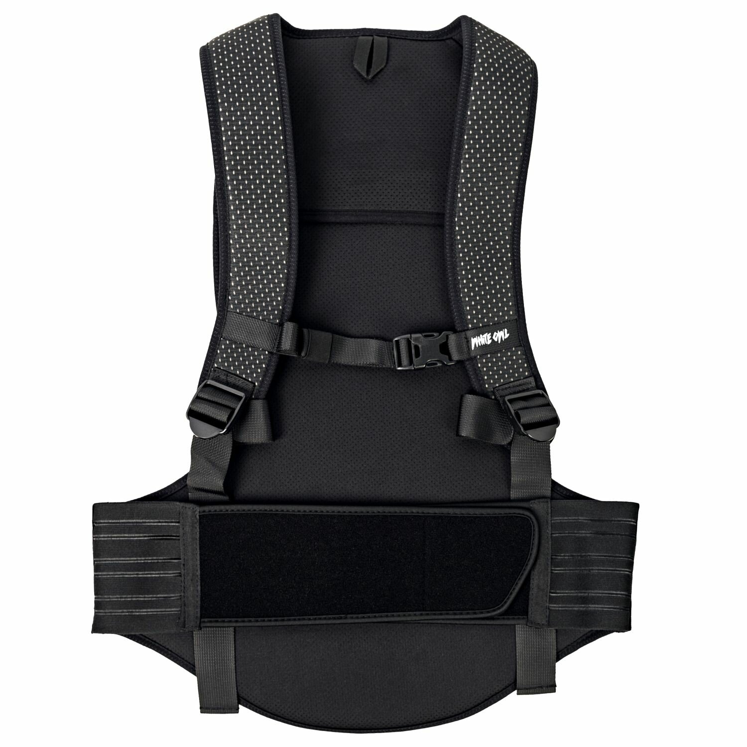 Защита спины White Owl Pro back protection, XL, черный с оранжевым