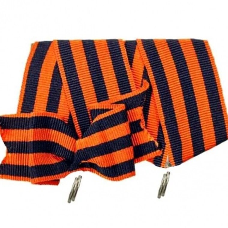 Колодка двойная для орденов и медалей с георгиевской лентой сувенирная копия, ордена медали и награды