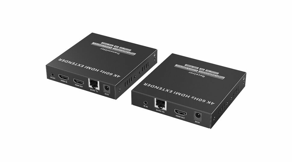 LENKENG LKV582 удлинитель KVM HDMI по витой паре CAT6, 4K60, до 120 м, RS-232, проходной HDMI