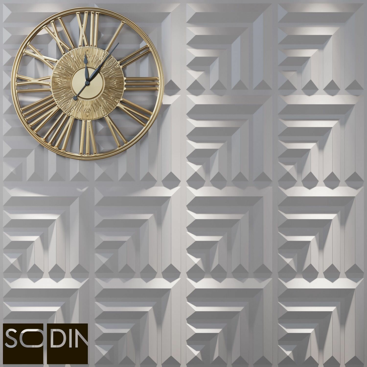 3D Стеновые панели "Бесконечность" 4 шт.