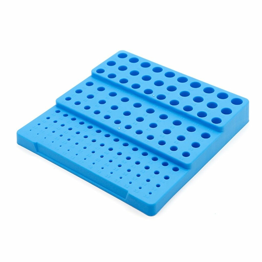 Коробка для хранения сверл с ЧПУ диаметром 1-13 мм на 121 отверстие