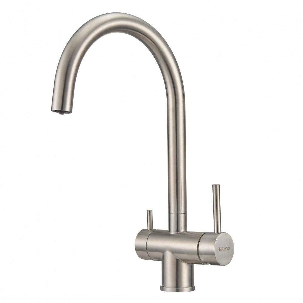 Смеситель для кухни Milacio Ultra ( MCU.554. SS ) нержавеющая сталь