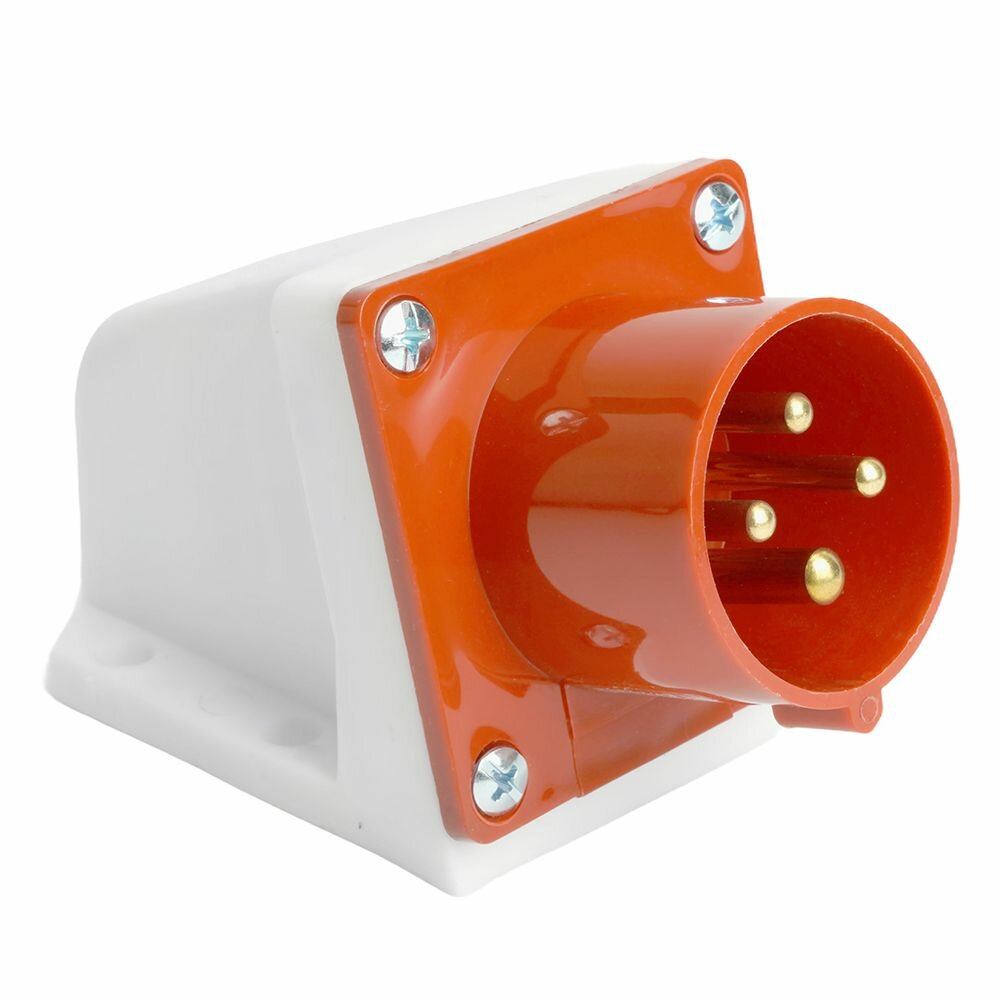 Вилка угловая STEKKER ST-514 16А 380В 3P+PE IP44, PPG16-514-44