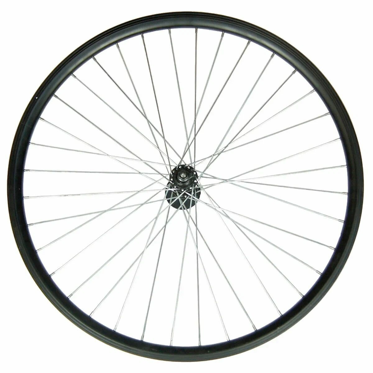 Колесо 28" переднее, алюминиевый двойной обод спортивная втулка на, гайках