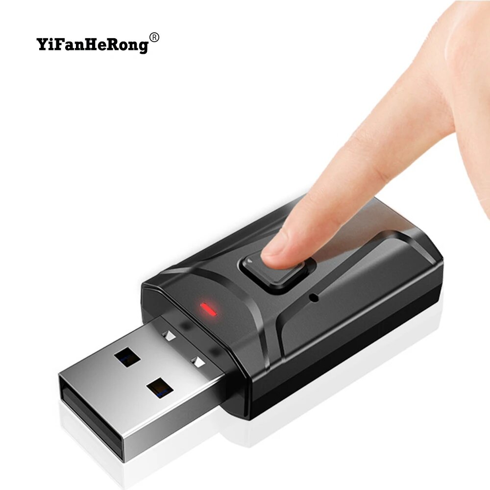 Беспроводной адаптер Bluetooth 5.0 2 в 1