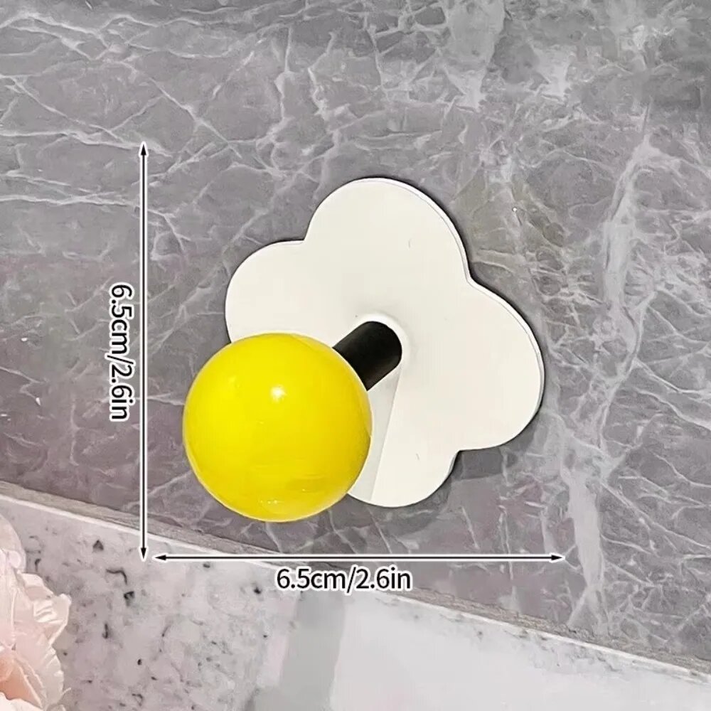 Крючок на клейкой основе, Yellow-C, 6.5см
