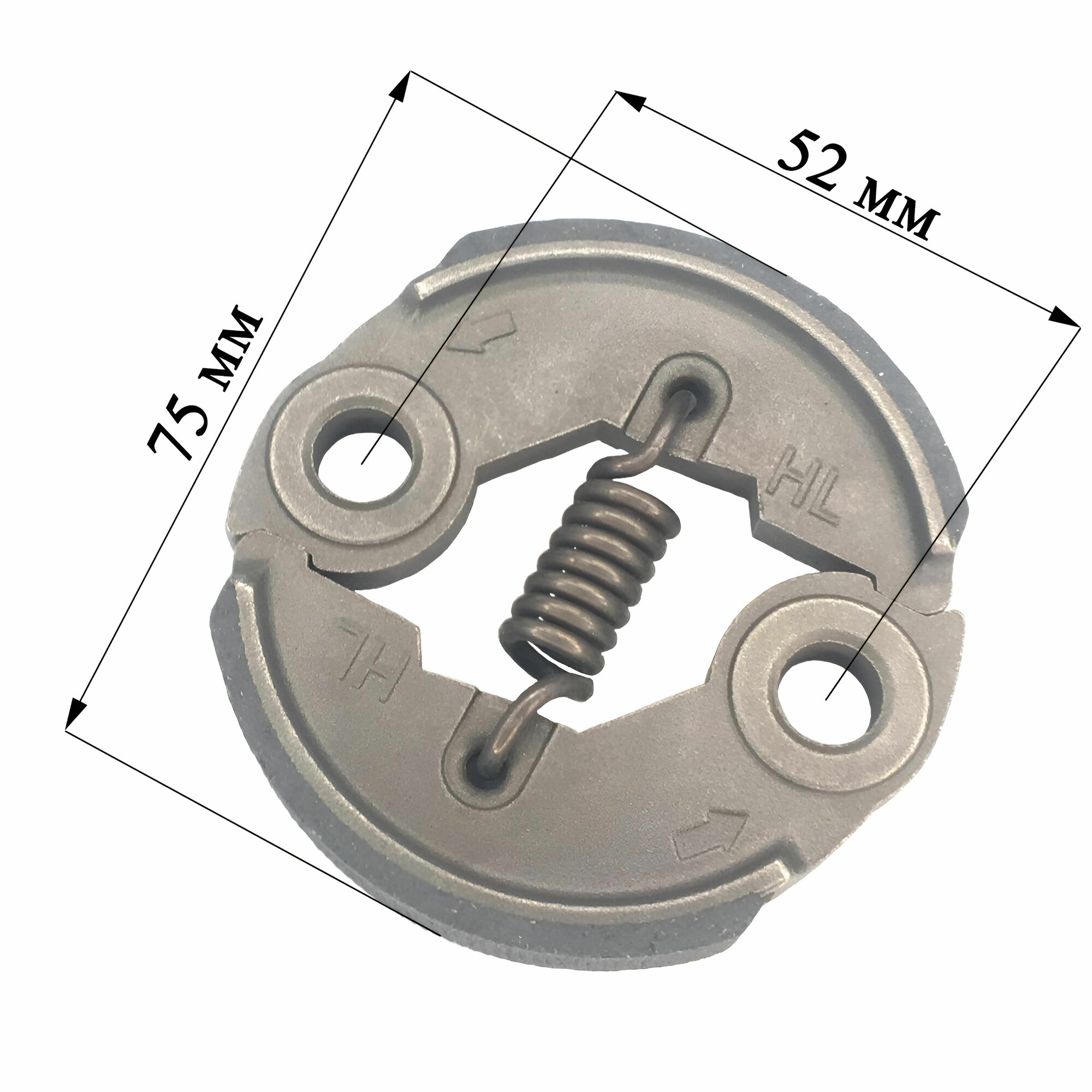 Муфта сцепления в сборе для китайских бензокос с объемом двигателя 33 см3, 43 см3, 52 см3