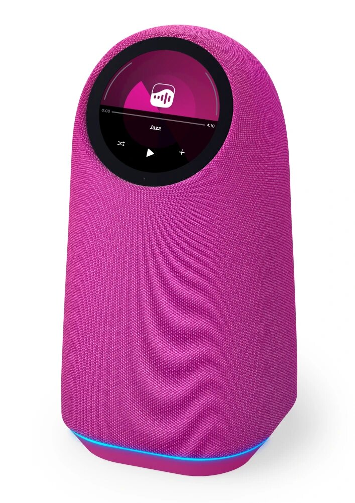 Умная колонка VK Капсула Про, розовый (65 Вт, Bluetooth, Wi-Fi, Zigbee)