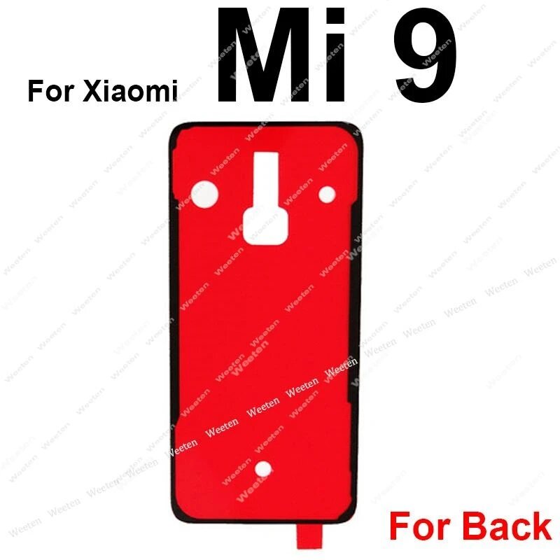 Клейкая задняя крышка для Xiaomi Mi 9, цвет: Mi 9