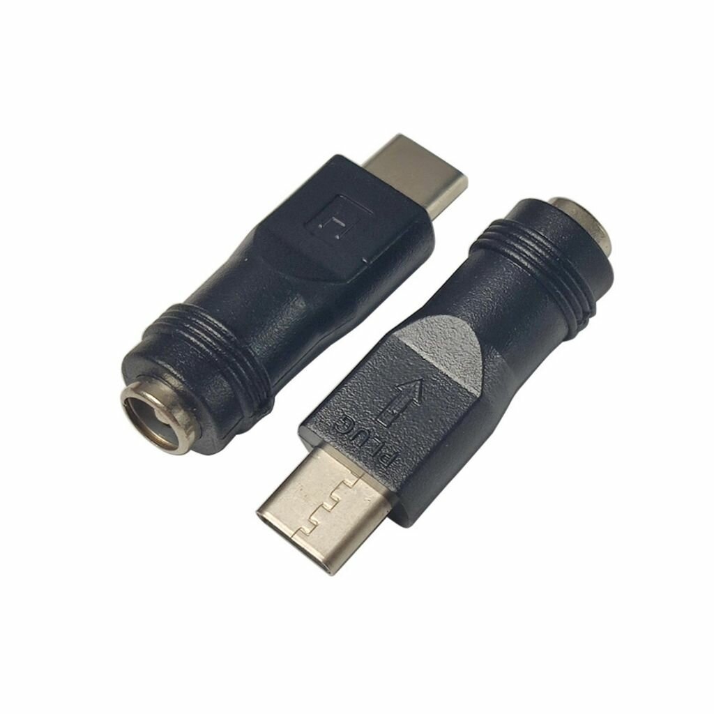 USB-C на DC 5.5x2.1 мм переходник, 2pc