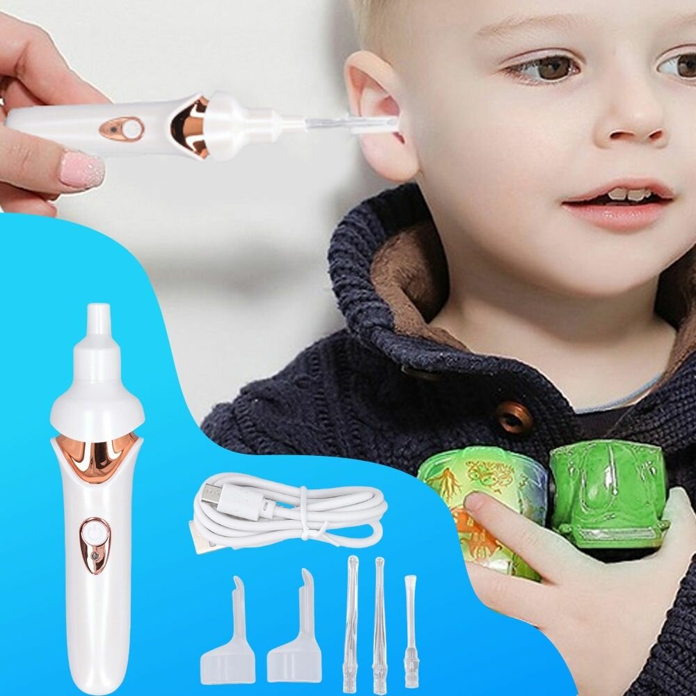 Чистые ушки прибор для чистки ушей, со светодиодной подсветкой