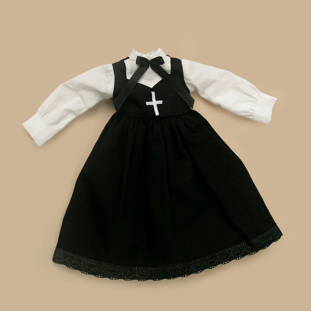 Платье для куклы Blyth, черный, Color - 8