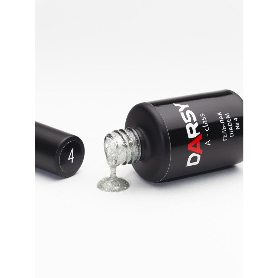 DARSY, Гель-лак полупрозрачный перламутровыйdiadem №4, 8 мл