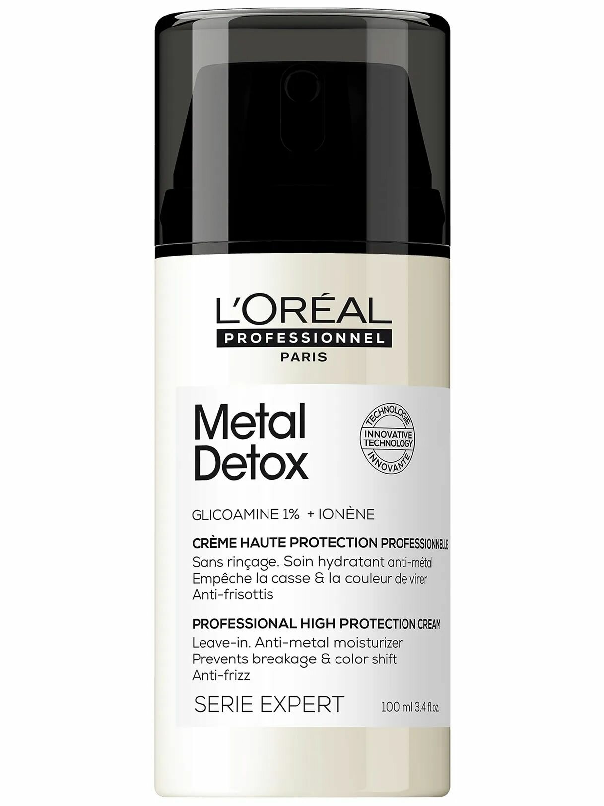 Крем для волос L'Oreal Professionnel Metal Detox, термозащита, 100 мл