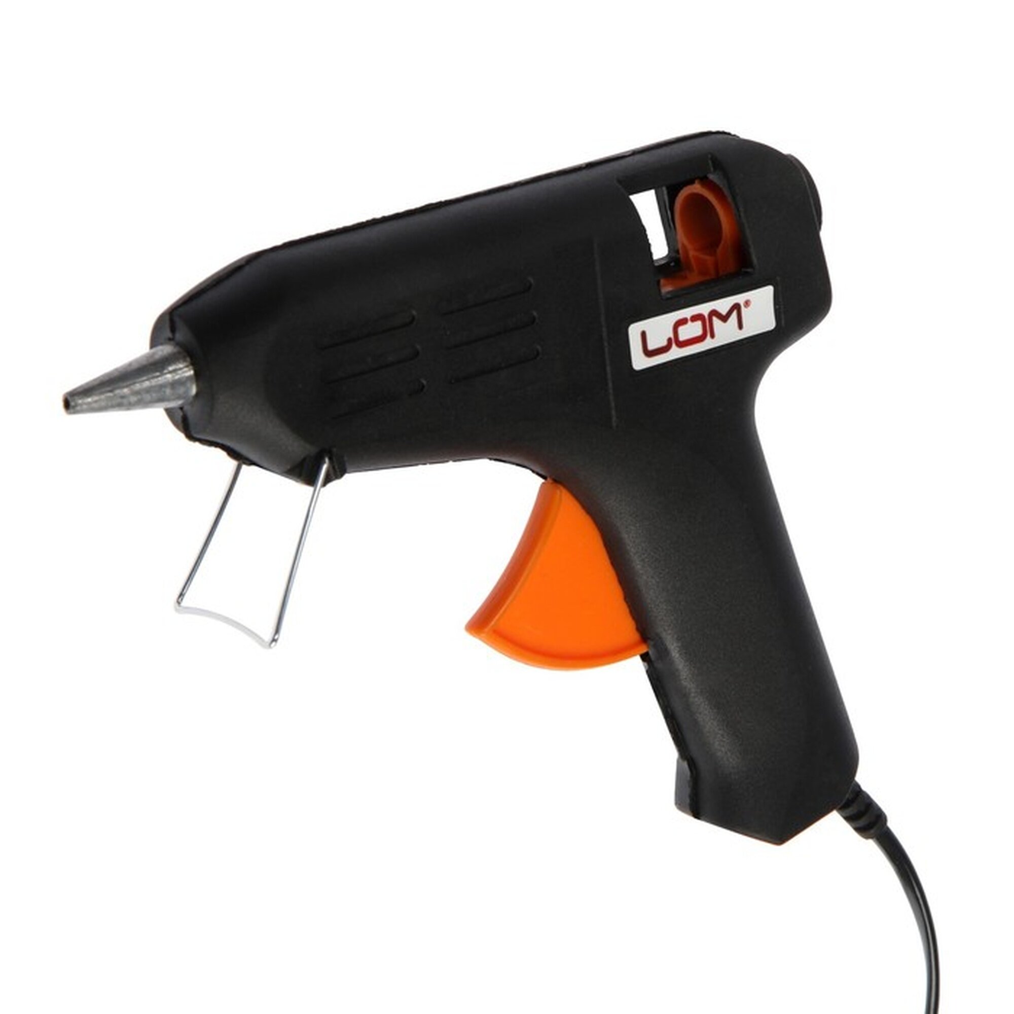 Клеевой пистолет LOM, 40Вт, 11мм, защита от подтекания, блистер