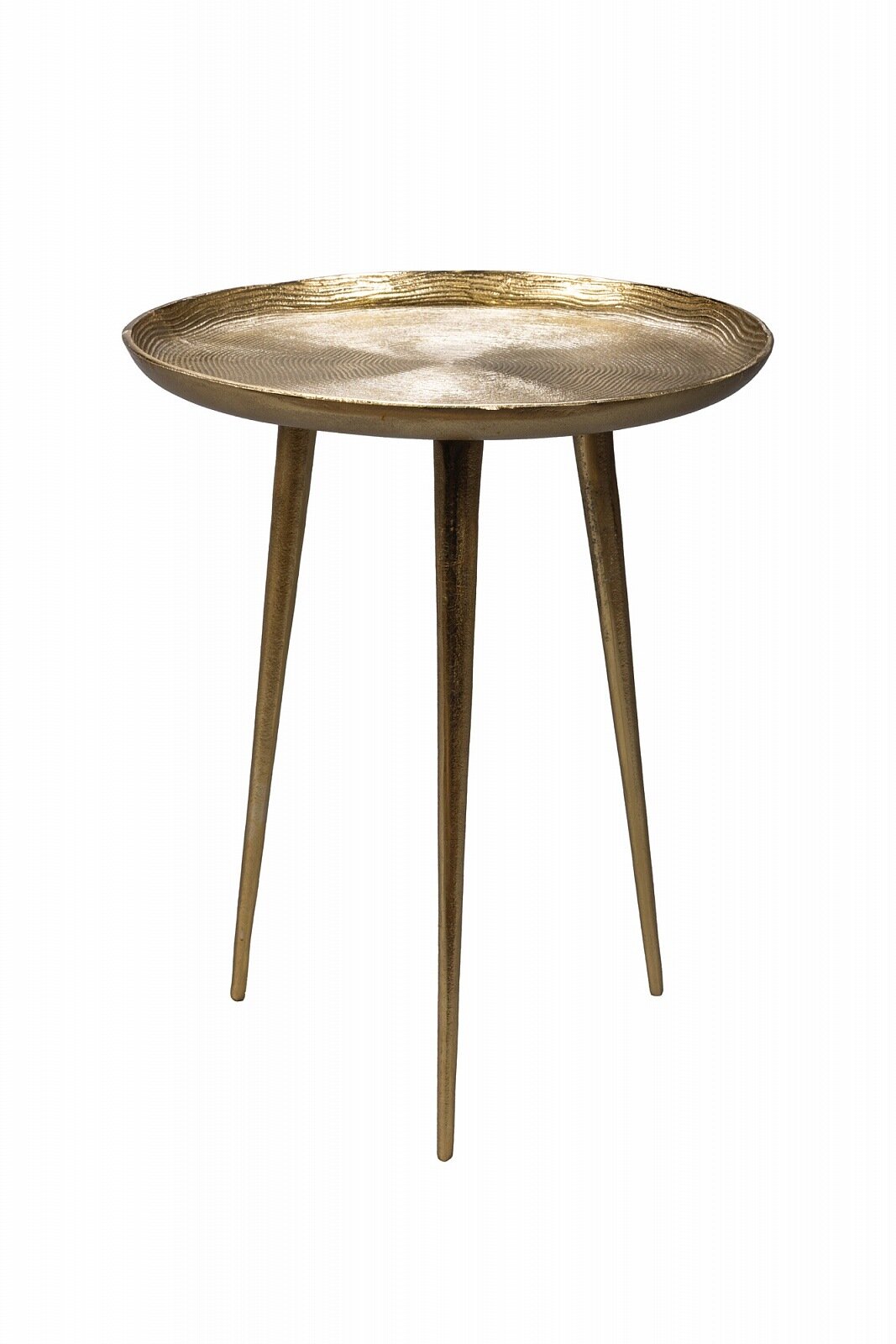 Кофейный столик "Plate Gold 1", дизайнерский, цвет золотистый, металл