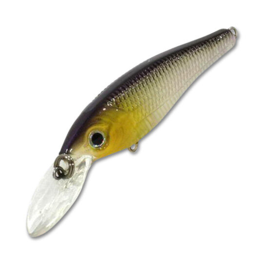 Воблер Trout Pro "Fast Minnow" 56F/08, плавающий, жёлтый, серебристый, белый