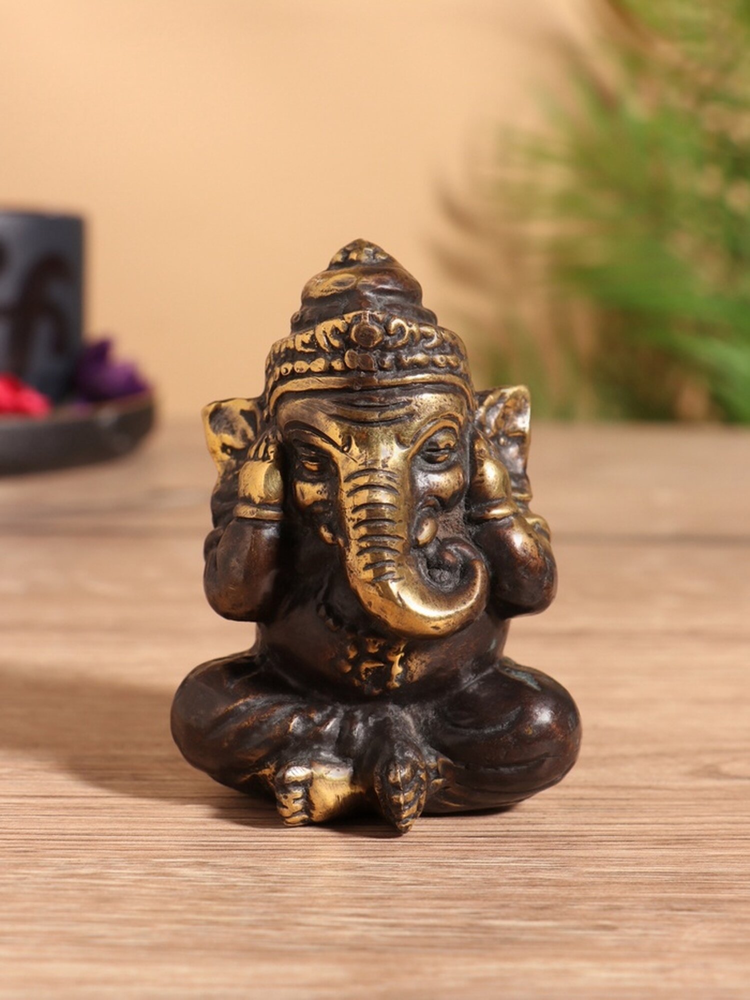 Статуэтка Сима-ленд «Ганеша Благословения», металл, 6 x 5 x 8 см
