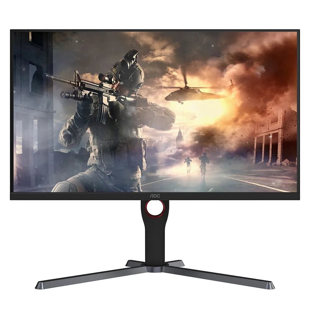 AOC 27" Монитор AOC U27G10 27"160Hz 1ms Игровые мониторы, черный