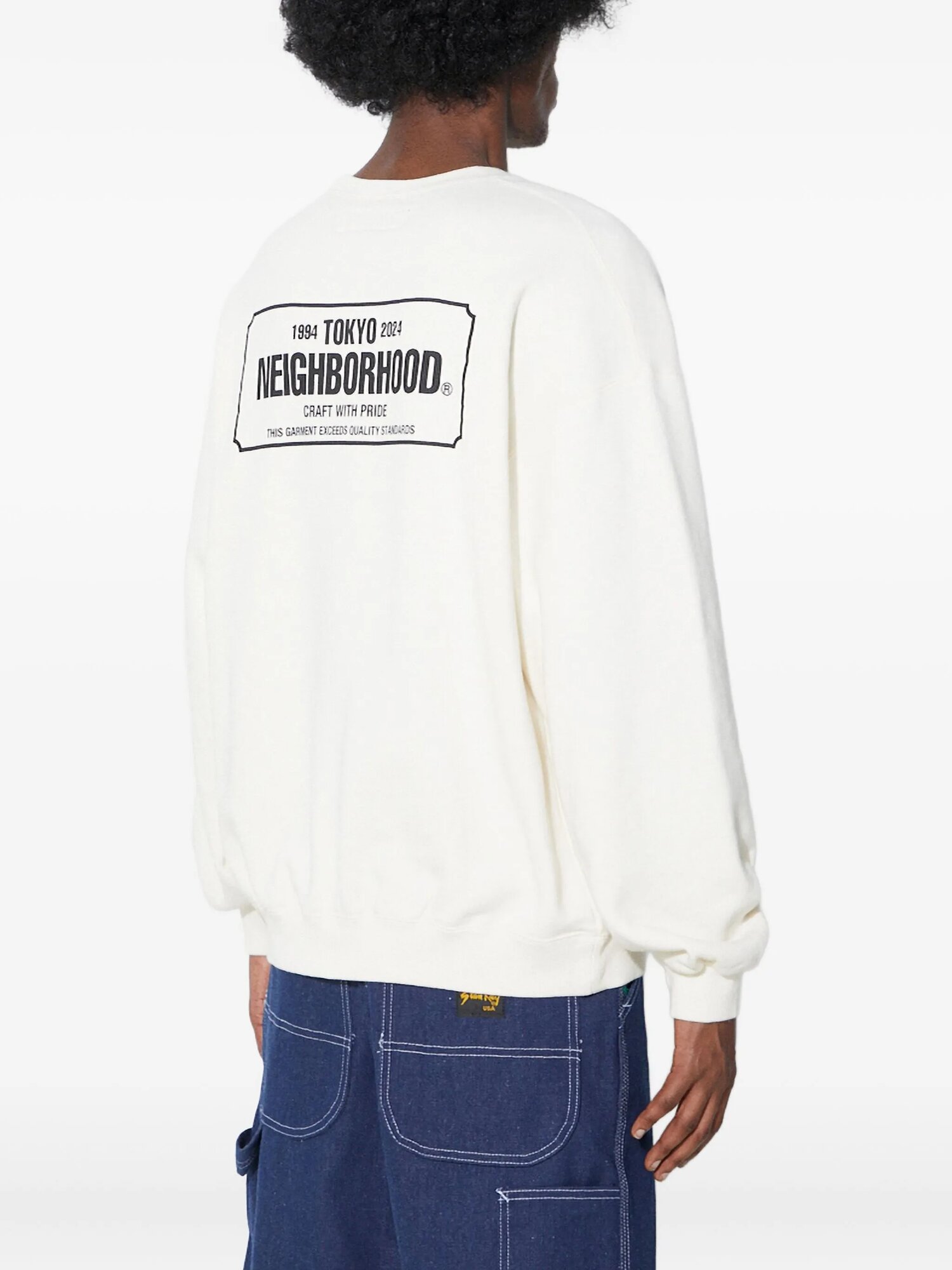 Толстовка Neighborhood Logo sweatshirt, размер XL, , white — фото 1