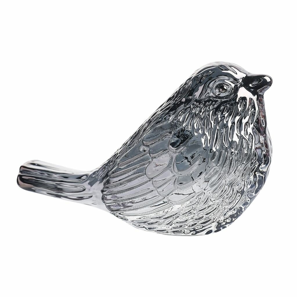 Фигурки, (1шт) Поделки из хрусталя, украшения для птиц-серый