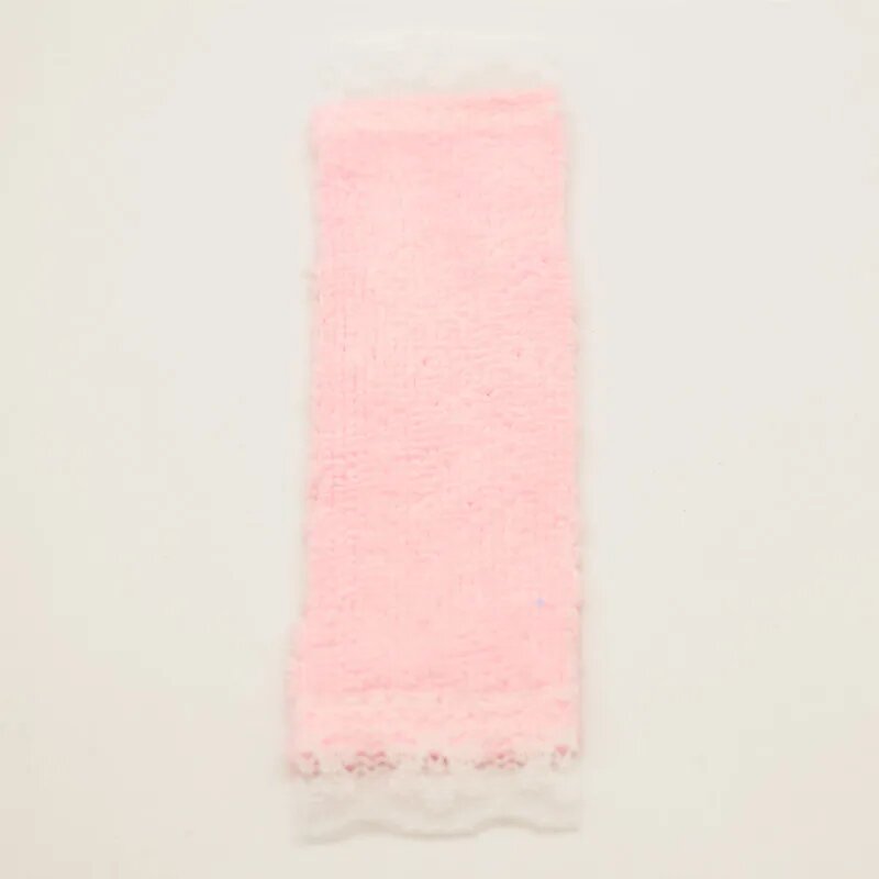 Миниатюрный тканевый набор инструментов для ванной комнаты Розовый, pink