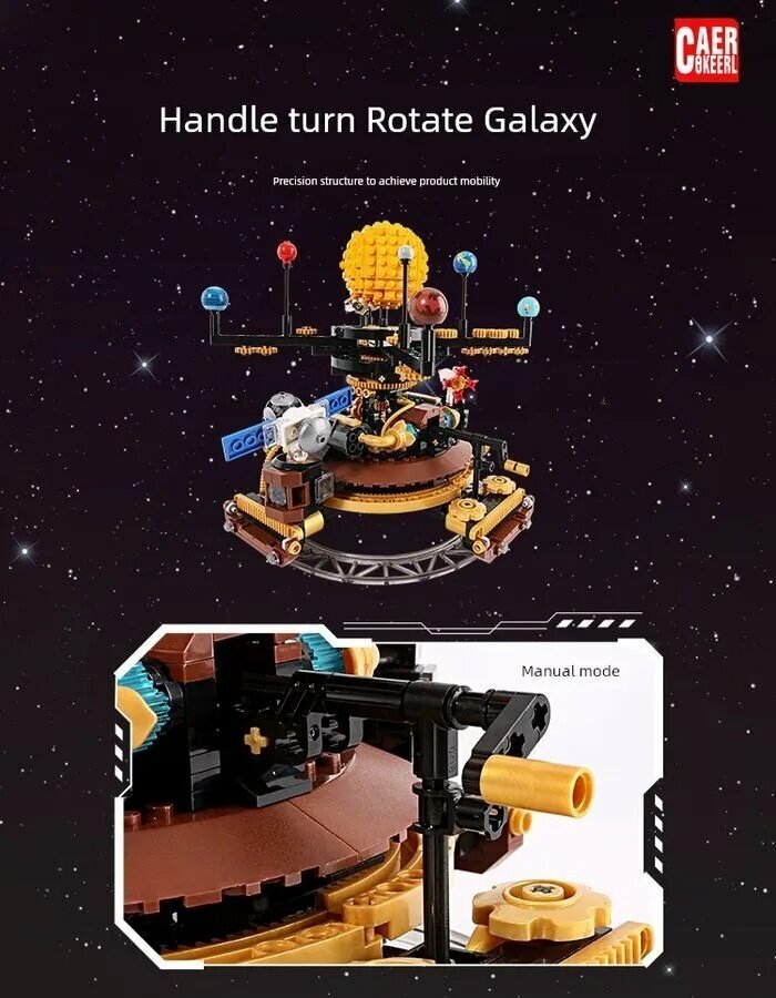 Глобус-пазл Солнечная система (Ручной режим, 946 деталей)