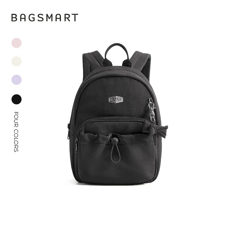 Черный рюкзак BAGSMART минималистичный