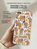 Чехол на Apple iPhone 7 Plus / Айфон 7 Плюс с принтом "Капибара паттерн", прозра...