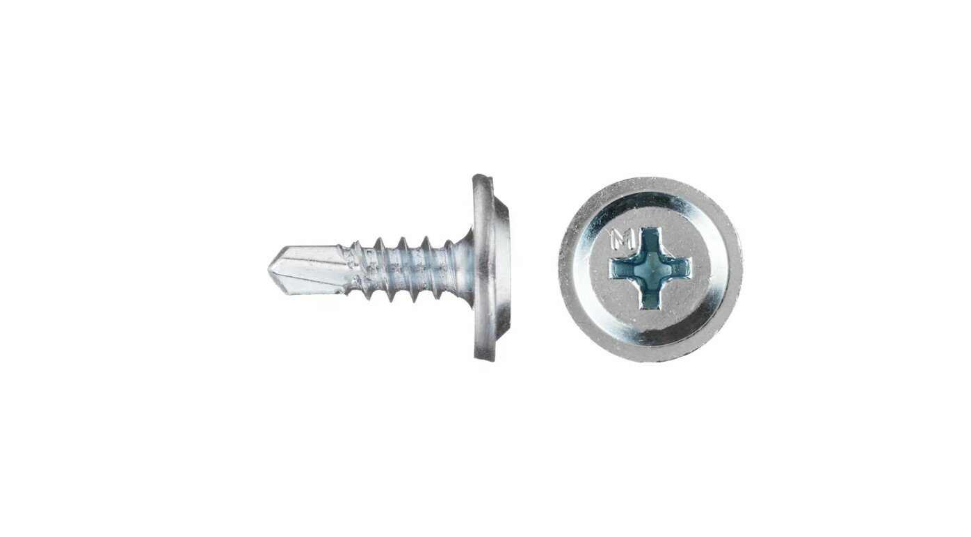 Саморезы клопы 13x4,2 мм с буром усиленные Hard-Fix (100 шт.)