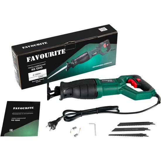 Favourite Tools Пила сабельная RS 1200, 1200Вт FAVOURITE