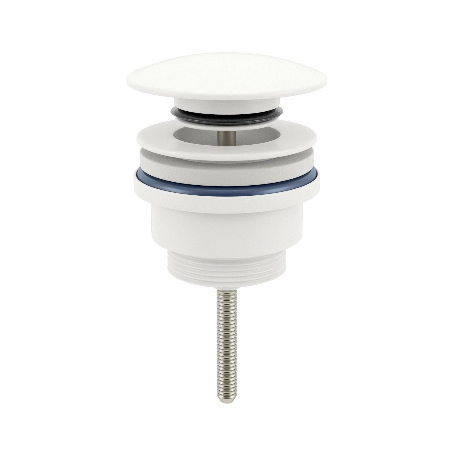 Донный клапан Wellsee Drainage System 182143000 click-clack цвет Белый матовый