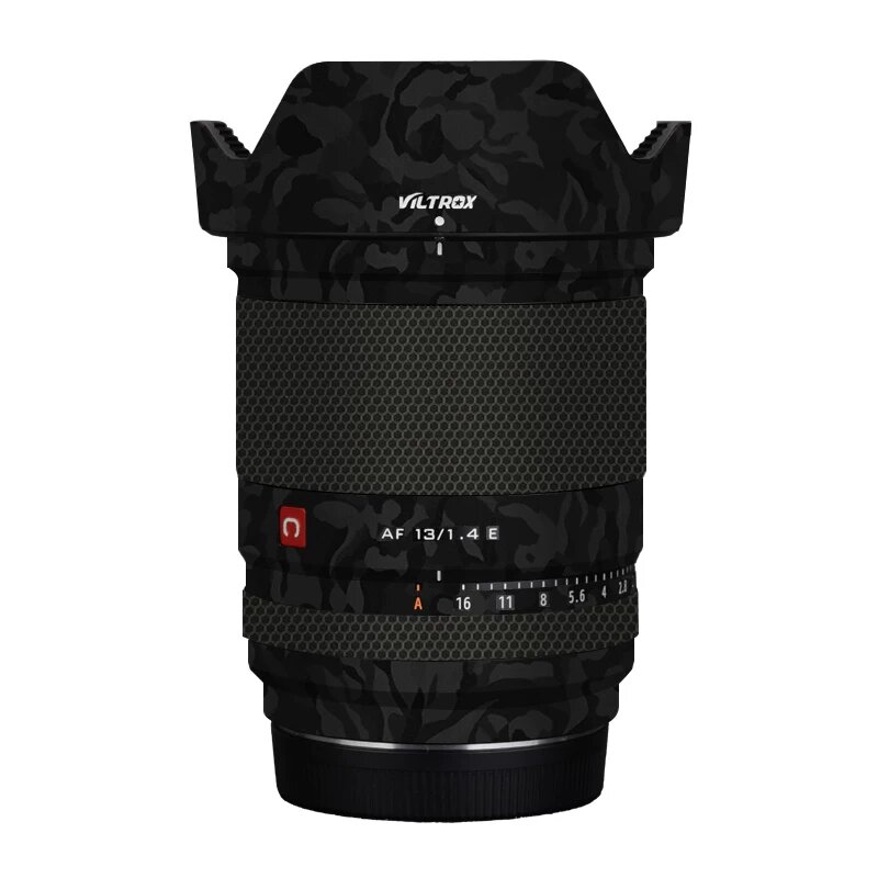 Премиум защитная пленка для объектива Viltrox AF13F1.4 для камер Sony E-mount, черная с мицами, 1 комплект