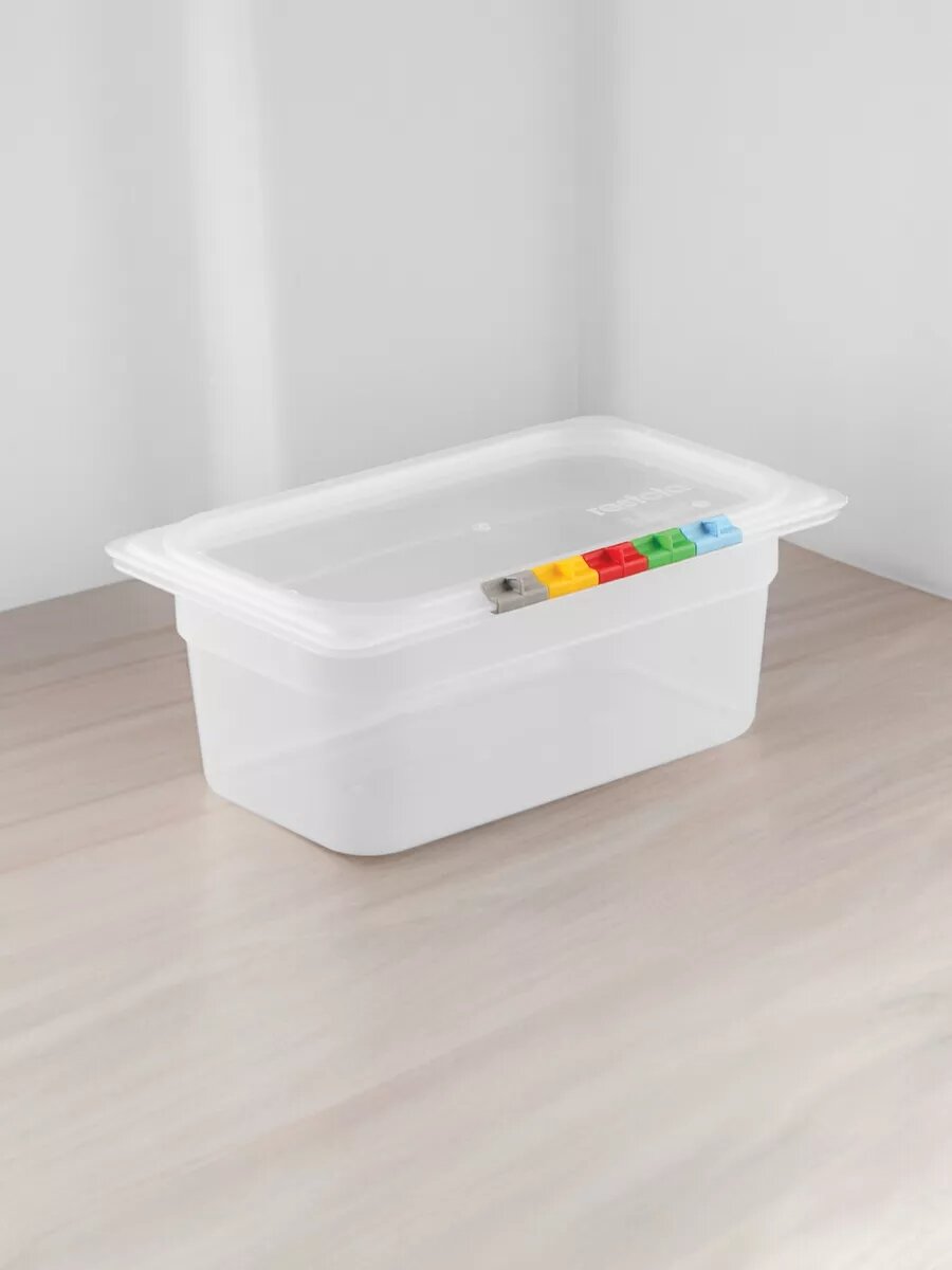 Гастроемкость GN 1/4 Restola без крышки, полипропилен, 26,5x16,2x10 см