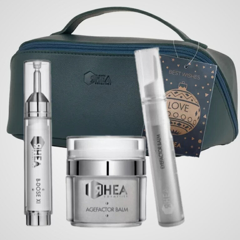 Набор "Полный контроль скорости старения (интенсивно питательный)" Rhea Beauty Case AgedFactor Balm Face Набор 1 шт