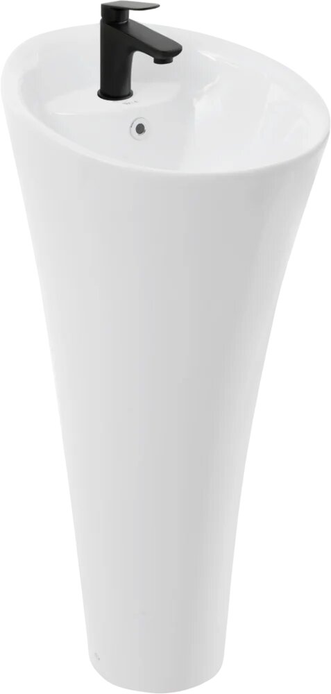 Раковина напольная Weltwasser WW Leerbach 10000008707 4141 GL-WT 41 напольная, 41 см, фаянсовая, раковина для ванной, белая, круглая