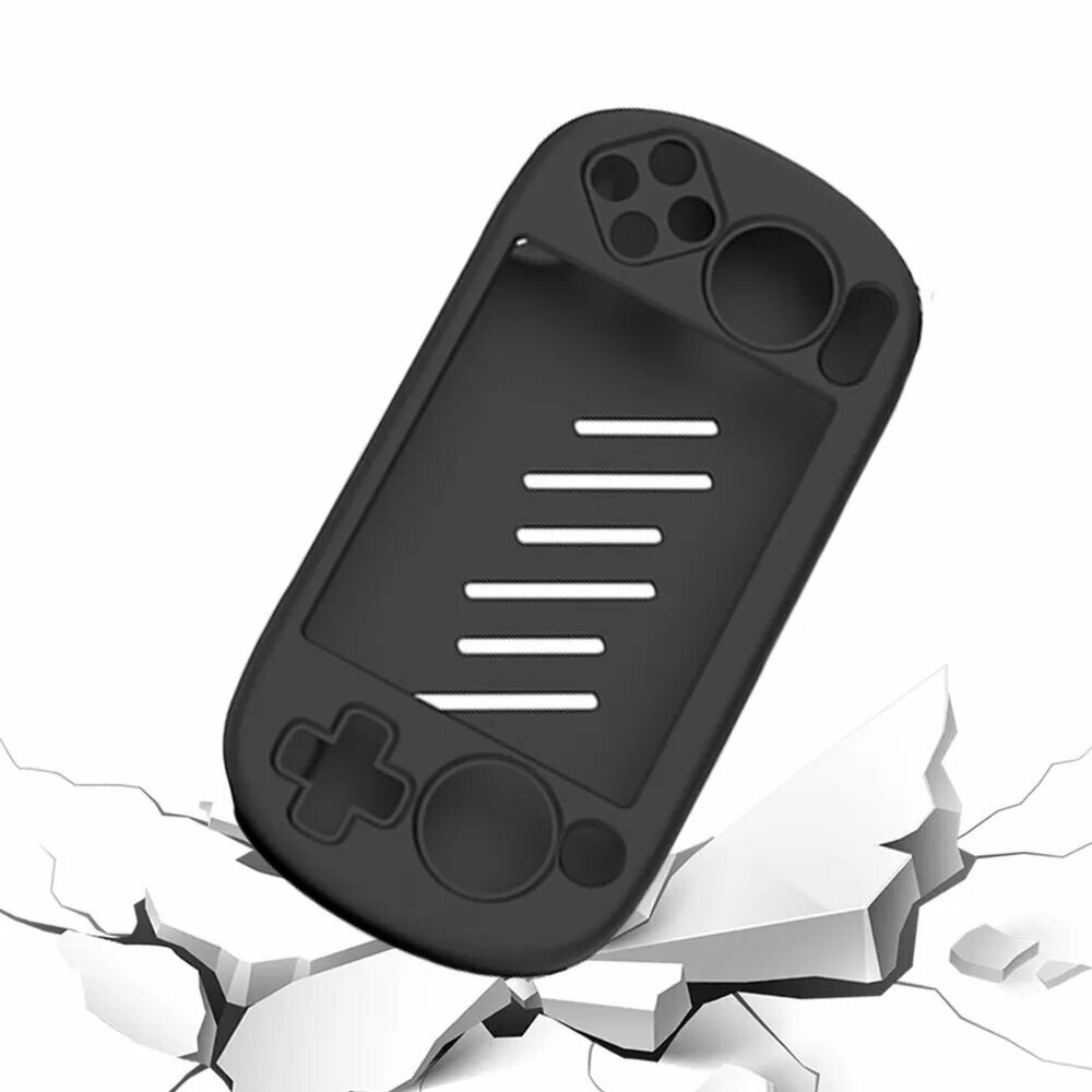 Силиконовый чехол для ANBERNIC RG40XX H, мягкий с шнурком, ударопрочный и нескользящий