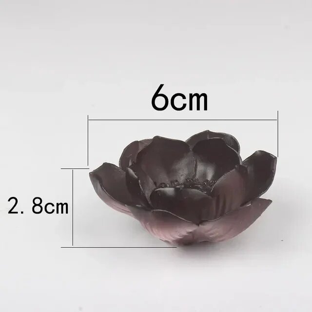 Керамические чайные фигурки, меняющие цвет, аксессуары для китайских чайных сервизов, модели цветов, скульптуры, украшения, подносы для чая, предметы декора и изделия ручной работы.