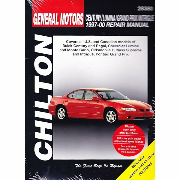 GM Century, Lumina, Grand Prix, and Intrigue, 1997-00 (Chilton Total Car Care Series Manuals) Reprinted books