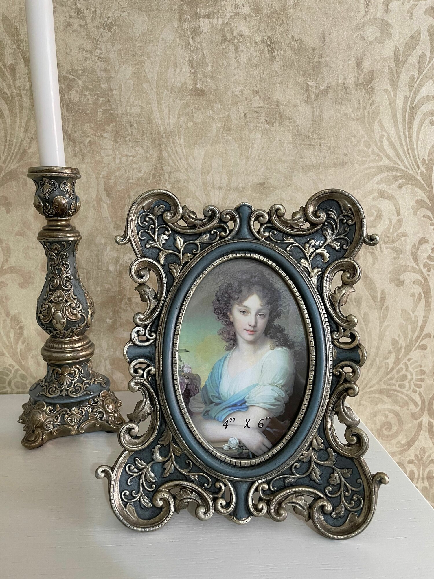 Фоторамка/ фото 10х15 см/ глубокий синий