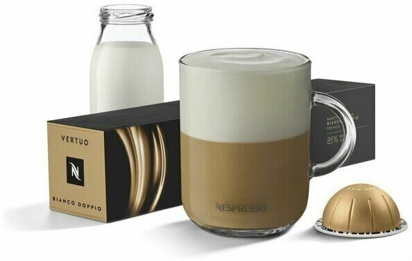 Кофе в капсулах Nespresso Vertuo Barista Creations BIANCO DOPPIO 80 мл, 10 капсул в уп, 1 упаковка