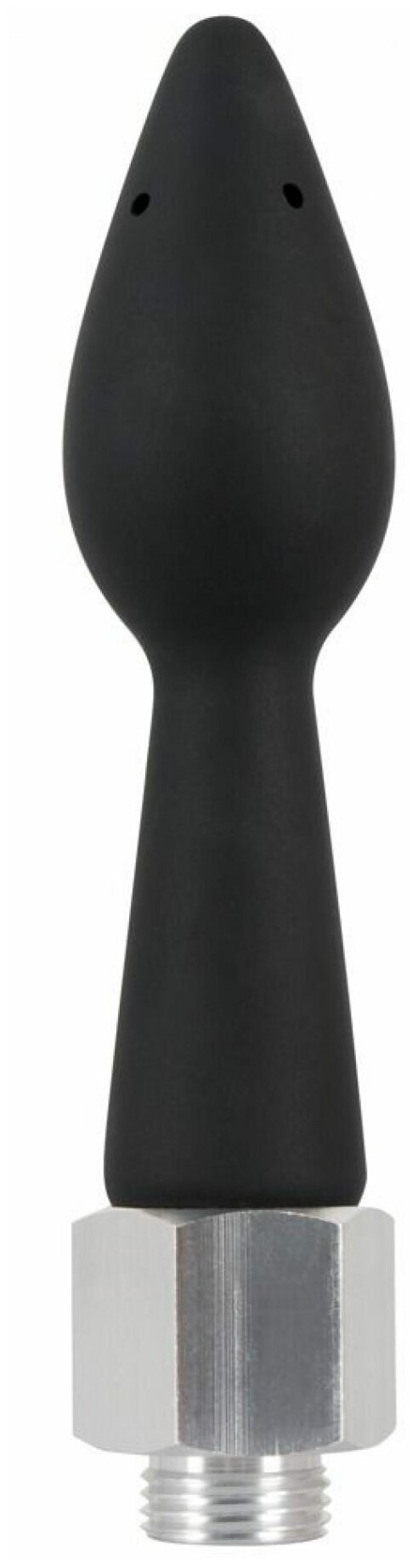 Интимная насадка для душа You 2 Toys Anal Douche, анальная, чёрная, 8см