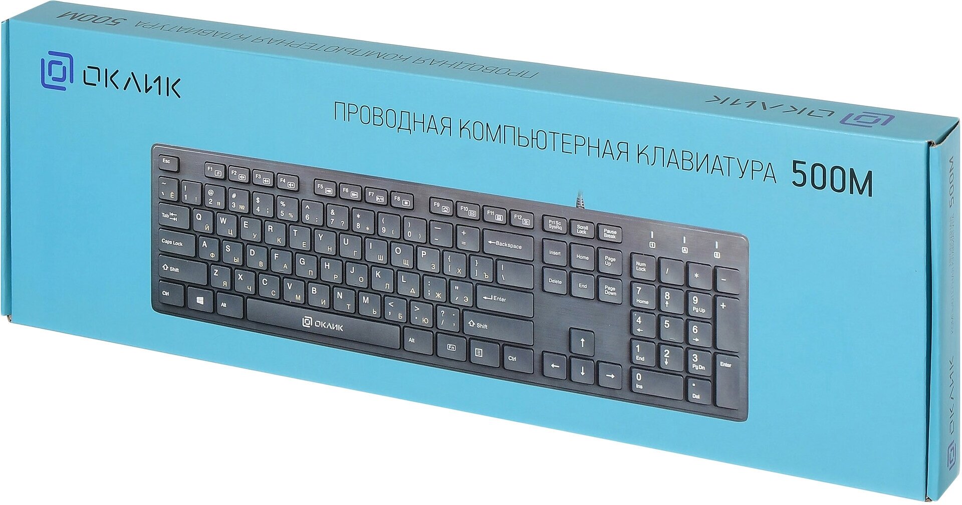 Клавиатура Oklick 520M2U USB slim Multimedia