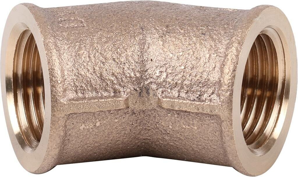 Угол резьбовой 45° (ВР) 1/2" бронза VIEGA (320690)