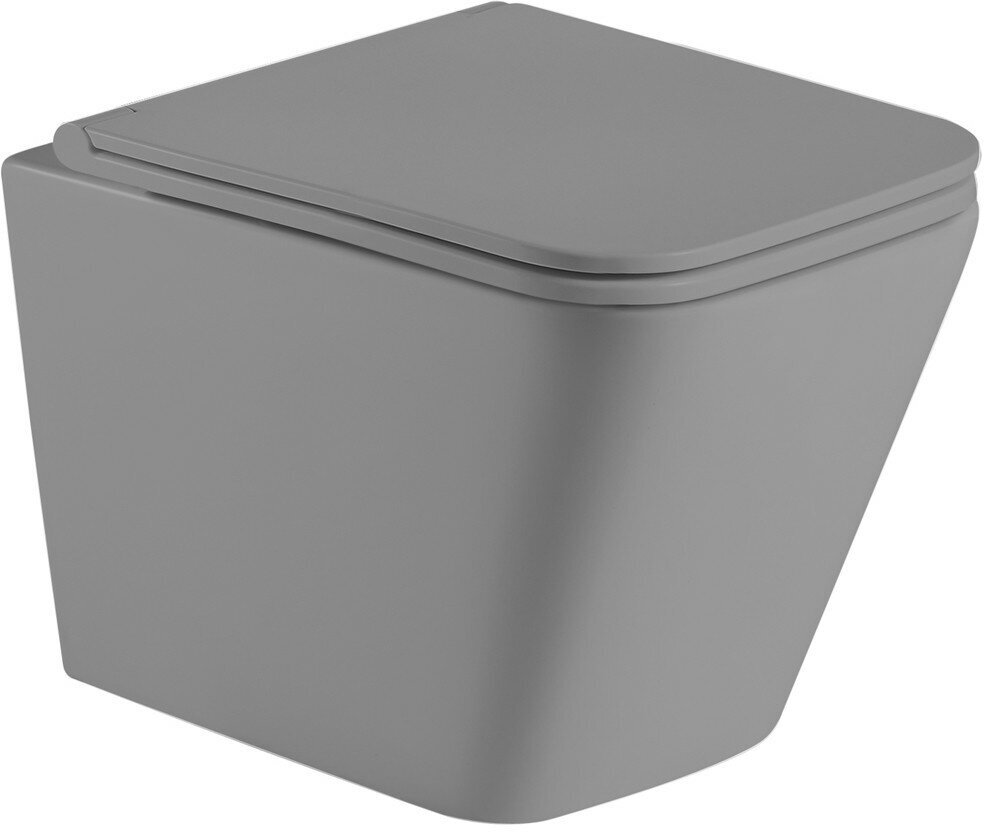 Унитаз подвесной WeltWasser Gelbach 041 MT-GR безободковый торнадо