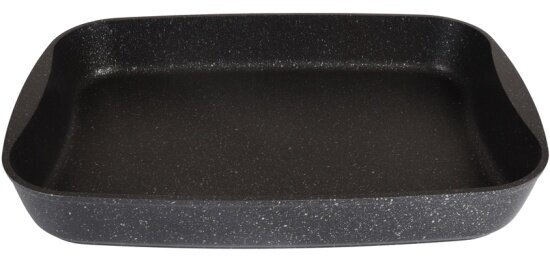 Противень Kukmara 33,5х22х5,5см Темный мрамор (пмт01а)