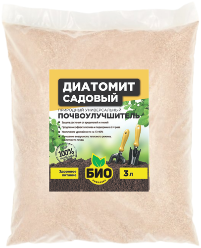 Удобрение БИО-комплекс Диатомит садовый, почвоулучшитель, 3 л, 1.9 кг ...