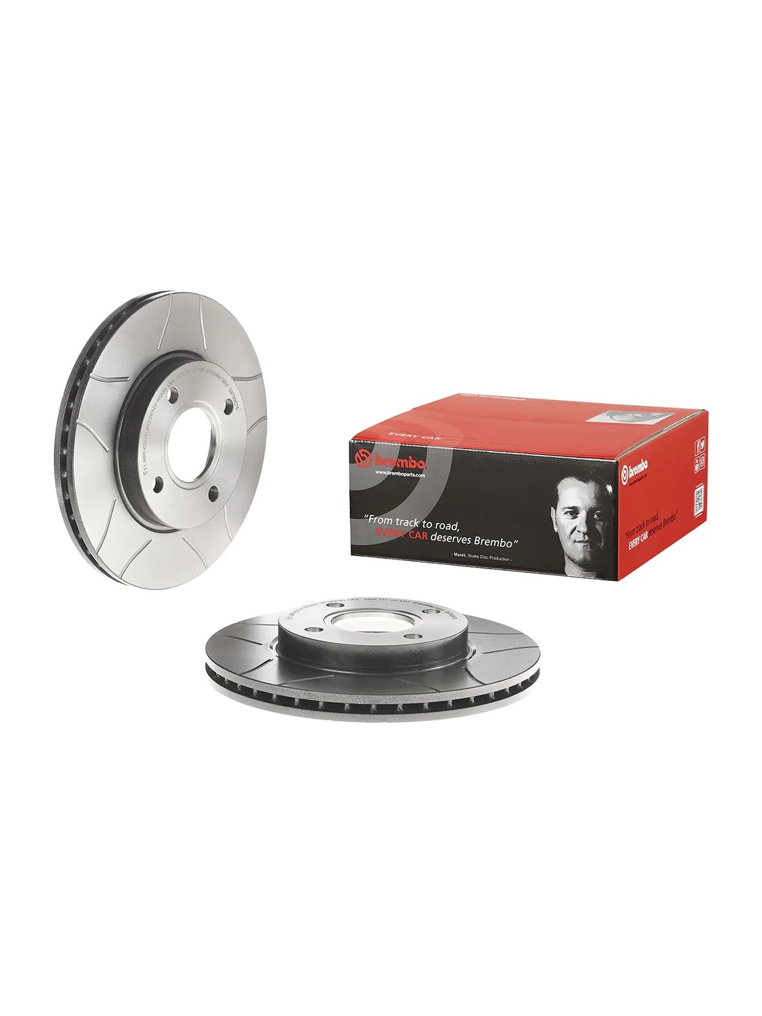 Диск тормозной вентилируемый передний BREMBO (09.7806.75) Xtra Max