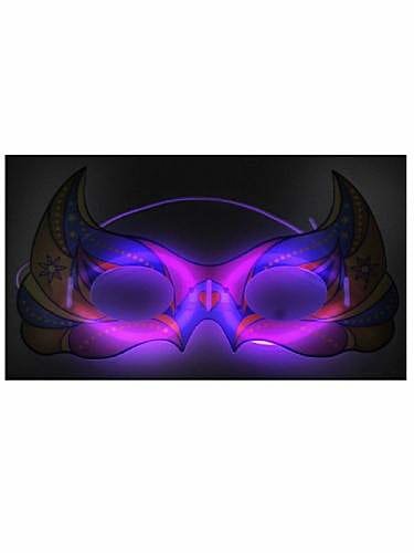 Карнавальная маска Супергерой (фиолетовая, неоновая) НУ-4937, (ООО "миленд")