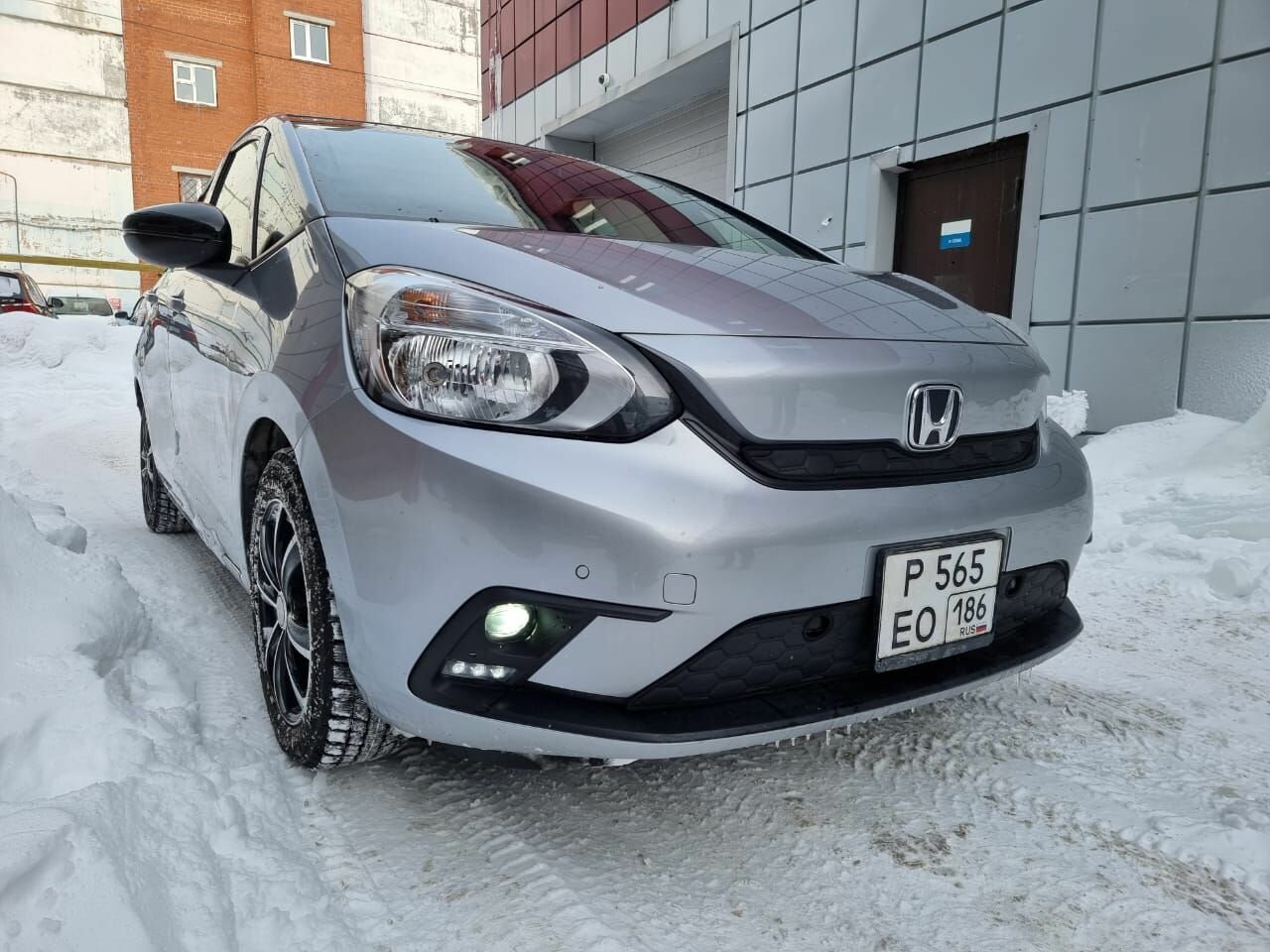 Утеплитель радиатора и бампера для Honda Fit хонда ФИТ (2020 -2022) IV с Парктрониками
